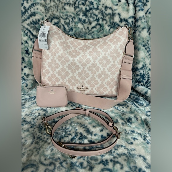 kate spade | Bags | Nwt Kate Spade Blush Floral Cross Body With 2 ...